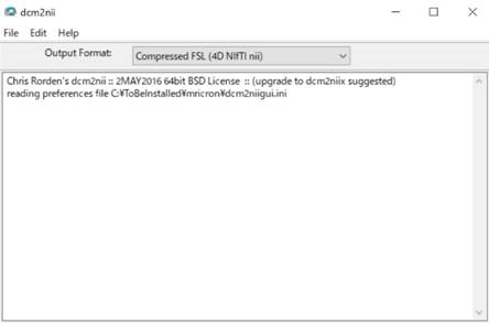 DICOM ファイルがあったフォルダに〇〇 .nii.gz ファイルと co 〇〇 .nii.gz ファイルが作成されました。